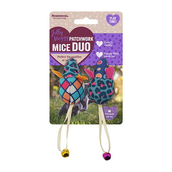 Patchwork Mice Duo – Blue Cross Shop